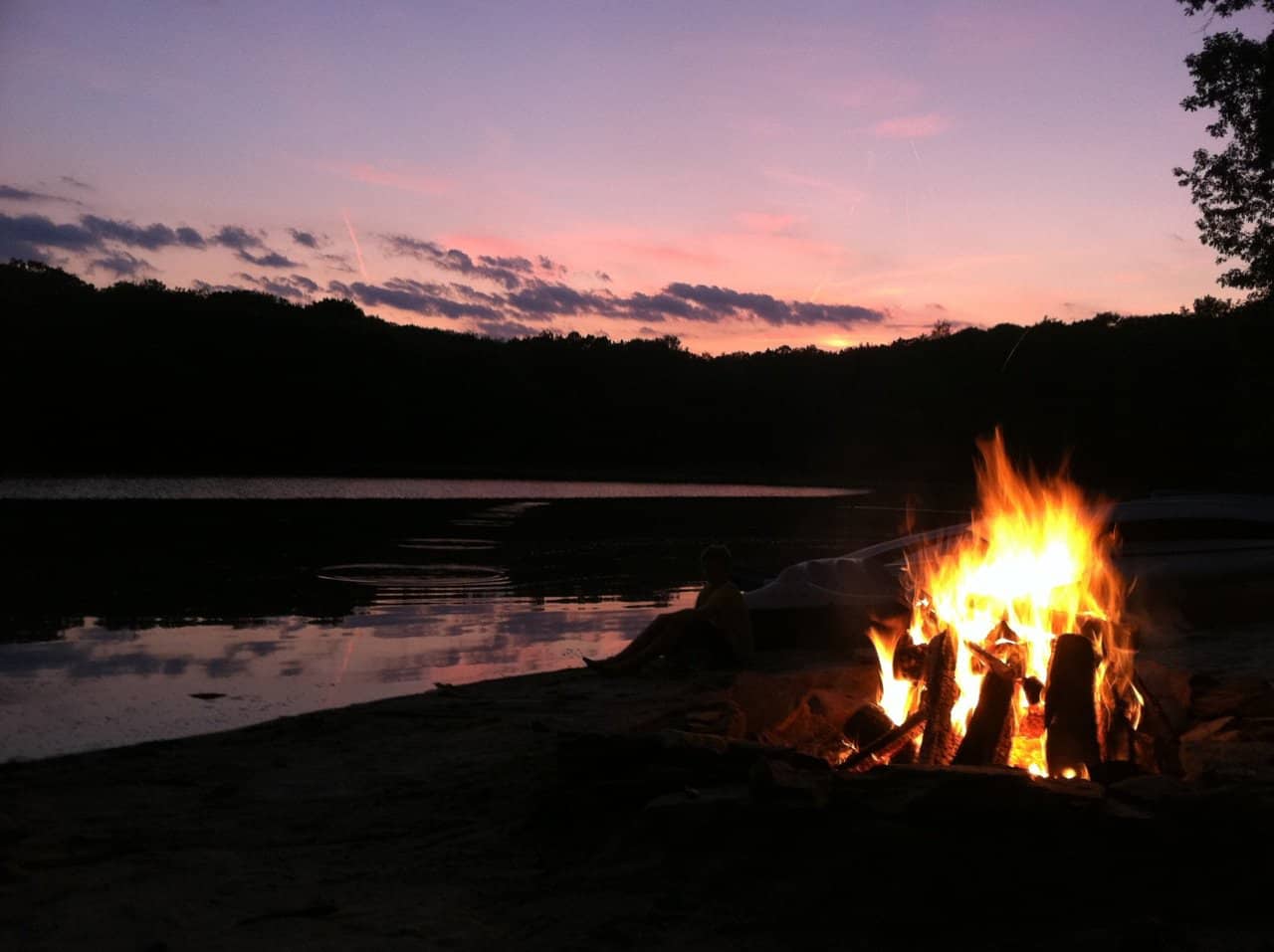 Lakeside Campfire