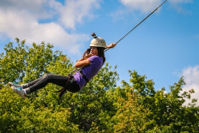 Human Swing - Camp Orchard Hill, Dallas, PA